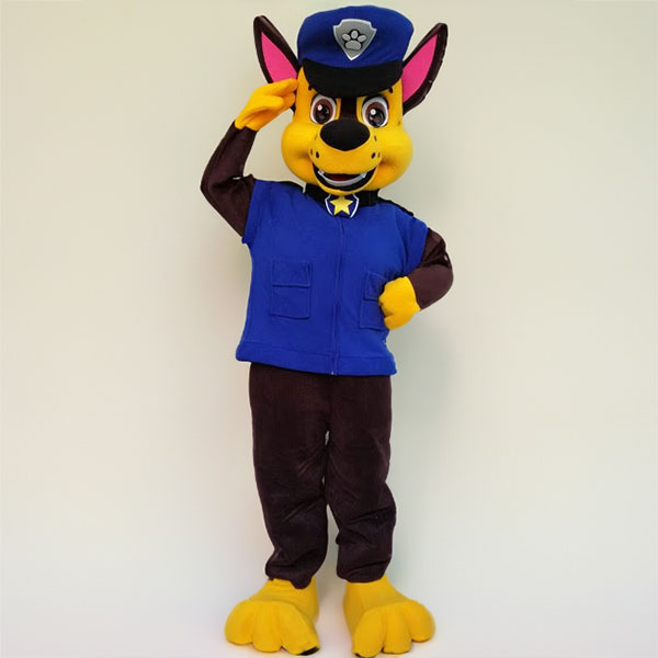 Blue Police Dog Character • Ferngully Party Characters